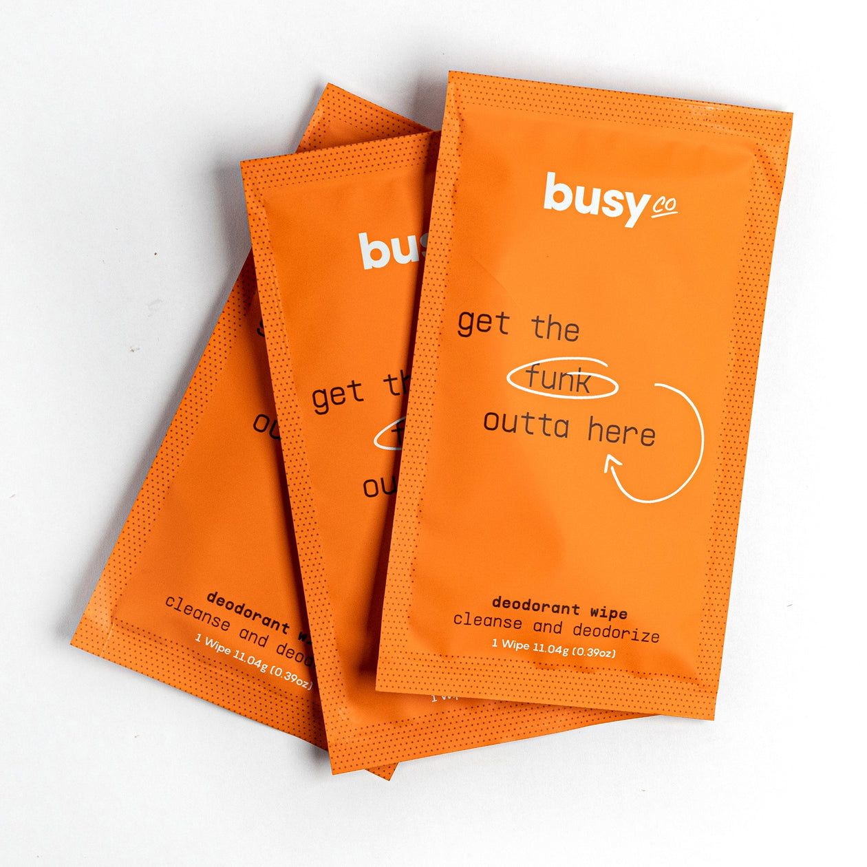 Antibacterial Deodorant Wipes | Busy Co.