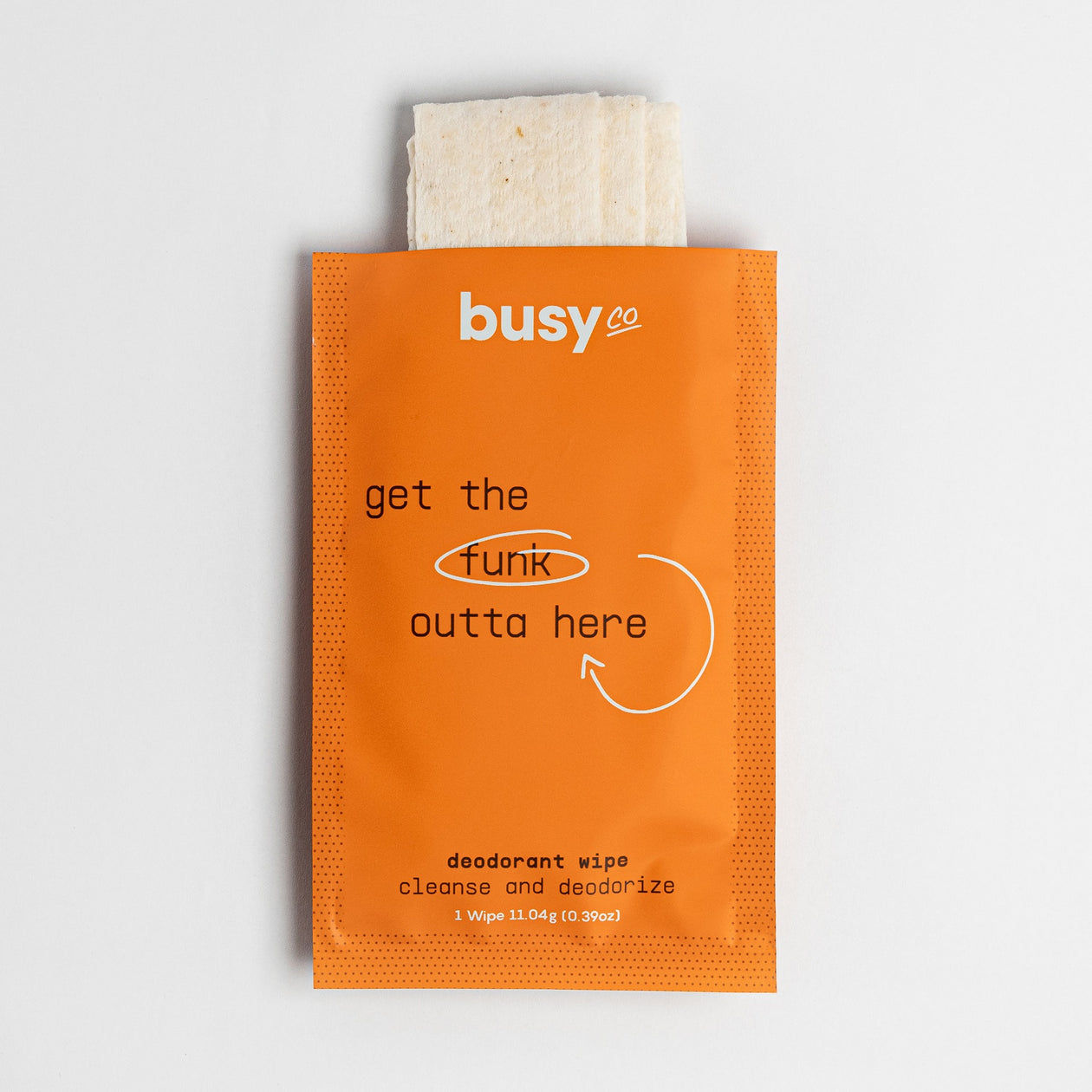 Antibacterial Deodorant Wipes | Busy Co.